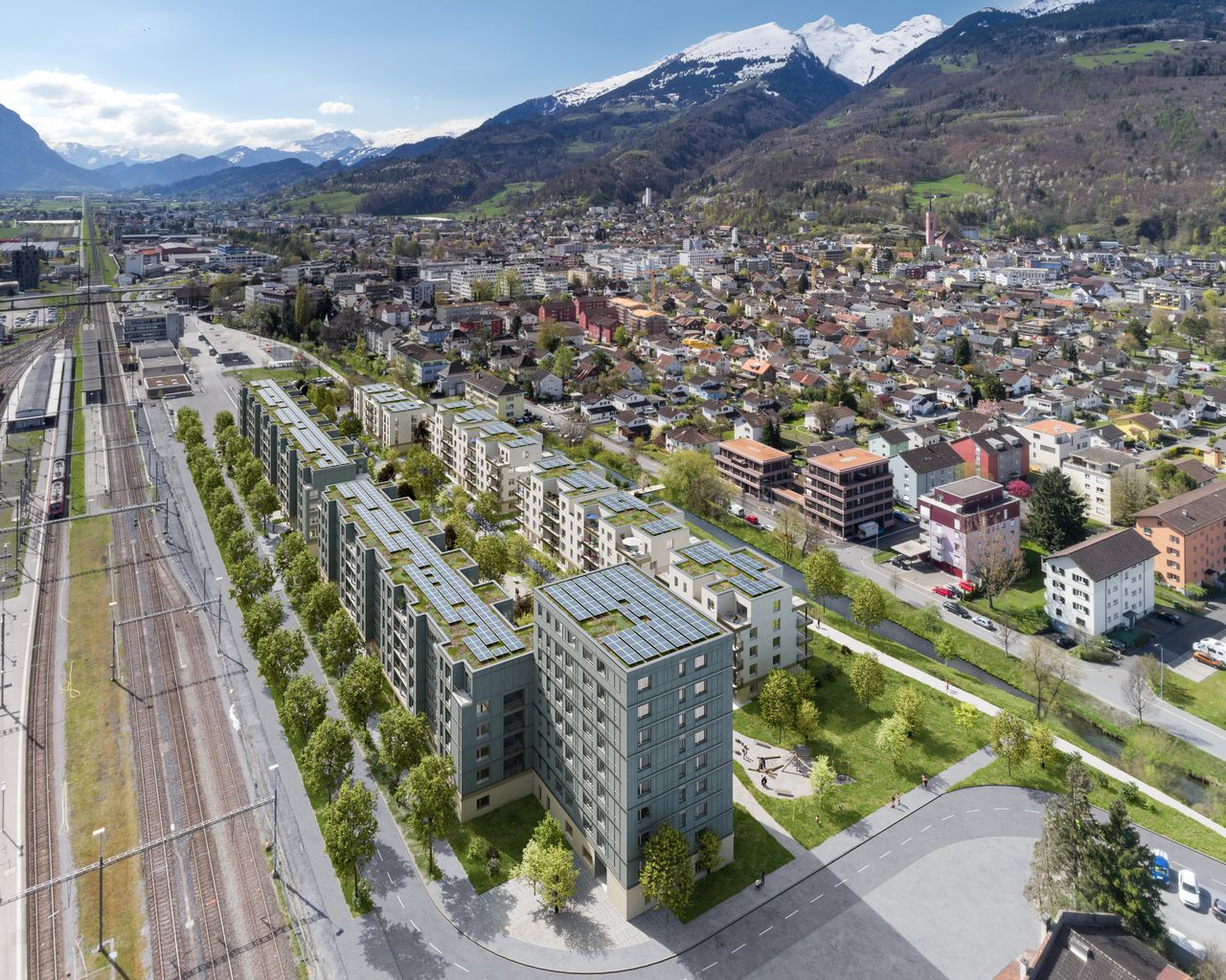 Rheincity Wohnüberbauung, Buchs – Ralbau AG